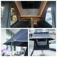 China Overland Aluminum Hard Shell Rooftop Tent With 320G Polyester Cotton for sale