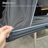 China LED Light Aluminium Suv Rooftop Tent Camping Tent On Car Roof For SUV Truck Camping for sale