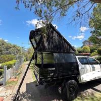 China 4x4 Black Truck Camping Car Roof Tent 210*132*150cm Open Size for sale