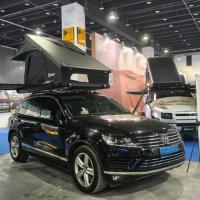 China Durable Waterproof Aluminum Rooftop Tent With Grey Black Color for sale
