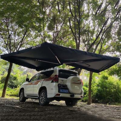 China Retractable Easy Installation 270 Degree Freestanding Awning With Double Layers Aluminum Alloy for sale