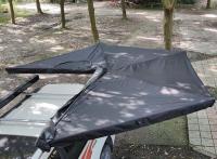 China Free Standing UV50+ Wind Resistant 270 Degree Roof Rack Awning For Camping for sale