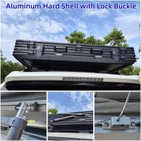 China Aluminum Hard Shell Black 3 Person Rooftop Tent With CE Certification for sale