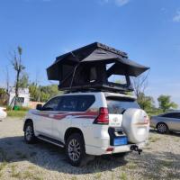 China Overland 4X4 RTT Z Rooftop Tent With 320G Polyester Cotton 2.3m Telescopic Ladder for sale