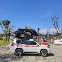 China Overland 4X4 RTT Z Rooftop Tent With 320G Polyester Cotton 2.3m Telescopic Ladder for sale