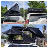 China Aluminum Hard Shell Z Rooftop Tent For Outdoor Camping Free Ladder for sale