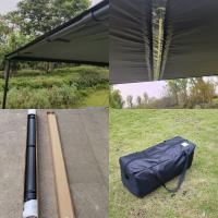 China Outdoor 420D Oxford Vehicle Side Awning With Light CE Certification for sale