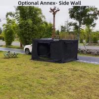 China Extended Large Space 180 Degree Awning Foxwing Canopy Free Standing for sale