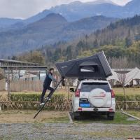 China 4 Person Pickup Canopy Aluminum Hard Shell Car Roof Top Tent For Camping for sale