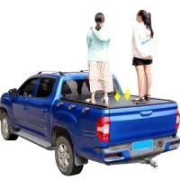 China Waterproof Retractable Hard Top Aluminium Tonneau Cover Truck Pickup Bed Cover for sale