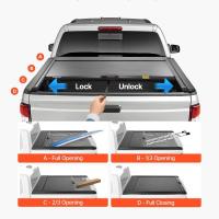 China Waterproof Retractable Hard Top Aluminium Tonneau Cover Truck Pickup Bed Cover for sale