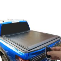 China Matte Black Pickup Bed Covers Electric Power Retractable Truck Bed Tonneau Cover For Dodge Ram for sale