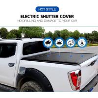 China Waterproof Aluminum Alloy Electric Retractable Pickup Truck Bed Tonneau Cover for Ford Ranger T9 for sale
