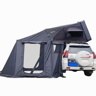 China Wholesale Camping Outdoor 3-4 Person Side Open Roof Tent With Annex for sale