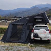 China 2025 New Anti-UV Side Open Hard Shell Vehicle Roof Top Tent Spacious Camping Tent for sale
