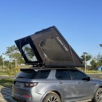 China Hard Shell Rooftop Tent 210x130cm Aluminum Alloy for SUV Truck Camping for sale