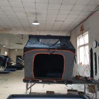 China Aluminum Hard Shell Rooftop Tent 210x132x140cm 320G Polyester for sale