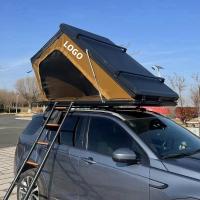 China Aluminum Hard Shell Rooftop Tent 210x132x140cm 320G Polyester for sale
