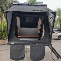 China 2-3 Person Triangle Roof Top Tent 210x132cm Aluminum Hardshell for sale