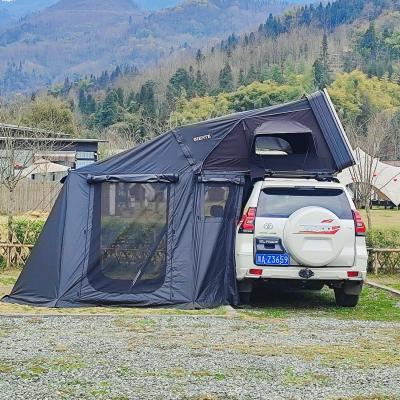 China Quick Automatic Opening Four-season UV Protection Side Open Roof Tent Hardshell Car Rooftop Tent for sale