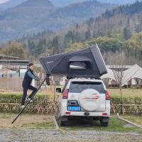 China Quick Automatic Opening Four-season UV Protection Side Open Roof Tent Hardshell Car Rooftop Tent for sale
