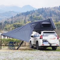 China 3-4 Person 1.9M Width Hard Shell Roof Top Tent with 320G Polyester for Outdoor Camping for sale
