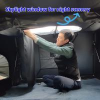 China 3-4 Person Quick Automatic Opening Waterproof 2000-3000 Mm Four-season Side Open Roof Top Tent for Jeep Gladiator for sale