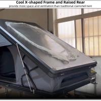 China 2-3 Person Aluminum Hardshell Roof Top Tent Waterproof >3000 mm for Four Season Adventures for sale