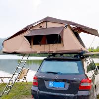 China 3-5 Person Waterproof >3000 mm Rooftop Tent with 420D Oxford Fabric for Camping Car for sale