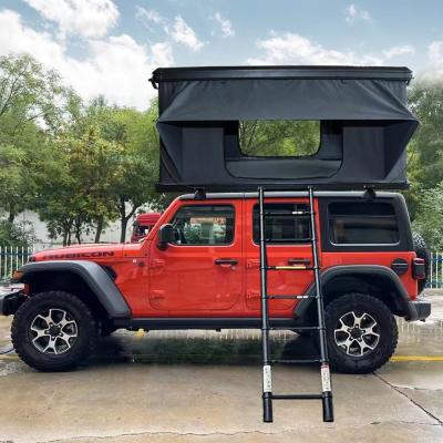 China 2-3 Person Hard Shell Rooftop Tent with 2000-3000mm Waterproof Index and 216*130*105cm Open Size for sale