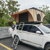 China 2-3 Person Hard Shell Rooftop Tent with 2000-3000mm Waterproof Index and 216*130*105cm Open Size for sale