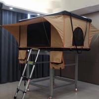 China 2-3 Person Hard Shell Rooftop Tent with 2000-3000mm Waterproof Index and 216*130*105cm Open Size for sale