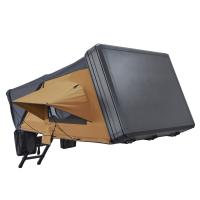 China Large 3-4 Person 210x160x110 CM Roof Top Tent with 320g Polyester Cotton Canvas for Outdoor Camping for sale