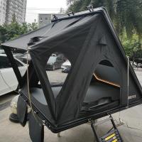 China 3-4 Person Hard Shell Roof Top Tent with 320G Oxford Cloth and 210x132x150cm Open Size for SUV Rooftop Camping for sale