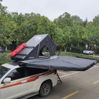 China 3-4 Person Hard Shell Roof Top Tent with 320G Oxford Cloth and 210x132x150cm Open Size for SUV Rooftop Camping for sale