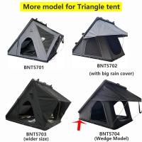 China 3-4 Person Hard Shell Roof Top Tent with 320G Oxford Cloth and 210x132x150cm Open Size for SUV Rooftop Camping for sale