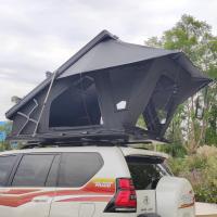 China 4X4 Hard Shell Roof Top Tent with High Quality 320G Polyester Cotton and Quick Automatic Opening for Camping for sale