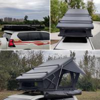China 4X4 Hard Shell Roof Top Tent with High Quality 320G Polyester Cotton and Quick Automatic Opening for Camping for sale