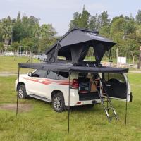 China Outdoor Storage 2-3 Person Hard Shell Roof Top Tent with 420D Oxford Fabric and X Hinge Design for sale