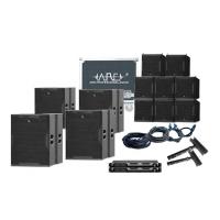 China ARE Audio Line Array Speaker PA System with Eight Single 10