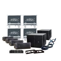 China ARE AUDIO dual 10 inch passive outdoor line array speaker system with DSP control for sale