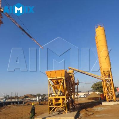China Mobile Batch Concrete Mixer Cement Mortar Concrete Mixing Plant for sale