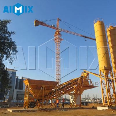 China Mobile Batch Concrete Mixer Cement Concrete Mixing Station for sale