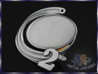 China Customized 65mm Zinc Alloy Swimming Medals for School Sports Day Die Cast Antique Silver for sale