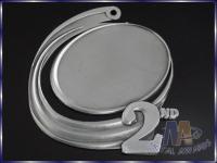 China Customized 65mm Zinc Alloy Swimming Medals for School Sports Day Die Cast Antique Silver for sale