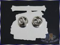 China Custom Logo Lapel Pins Iron Zinc Alloy 2D 3D Design Die Struck Epoxy Plating for sale