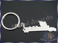 China Custom Die Cast Zinc Alloy Car Shaped Keychain Glow in Dark Anti Rust 2D 3D for sale