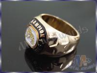 China Custom Zinc Alloy Die Cast Championship Ring Gold Metal Color 2D 3D Design for sale