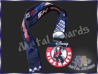 China Custom PVC Plastic Medals with 864mm Sublimated Ribbon for Events for sale