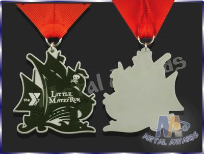 China Custom Plastic Soft Rubber Medals with Sailing Logo 2D 3D Design for sale